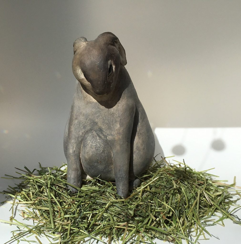 Ceramic Rabbit Art, Ceramic Sculpture, gift for bunny lovers, Rabbit ...